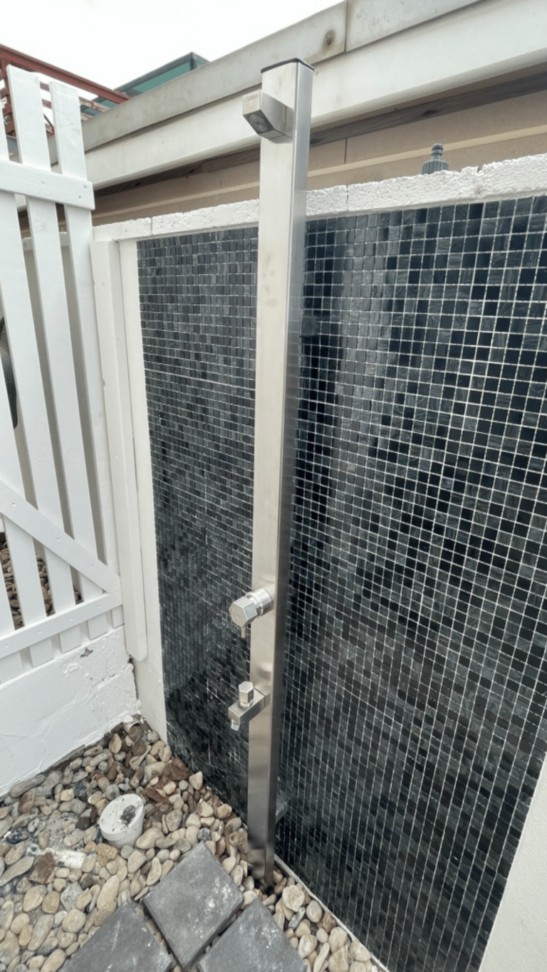 Outdoor Shower Installation | Northern Beaches | PR Plumbing